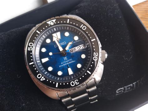 Wts Seiko Prospex King Turtle Save The Ocean Blue Manta Ray Srpe93