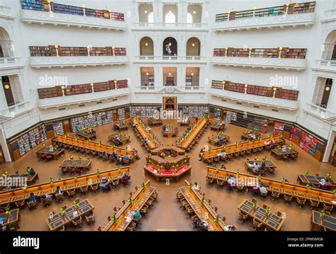 State Library Victoria In Melbourne Dates Back To 1854 Is The Fourth