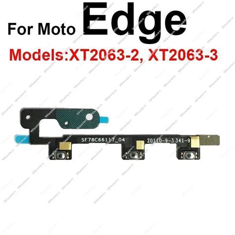 On Off Key Power Volume Buttons Flex Cable For Motorola Moto Edge S 20 Pro 20 Lite Edge S30 30