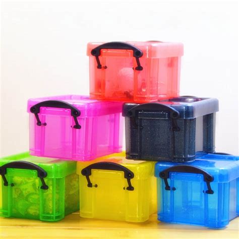Jj Small Plastic Container Mini Beads Organizer With Lock Lid Portable Plastic Box For Jewelry