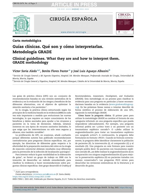 Pdf Clinical Guidelines What They Are And How To Interpret Them