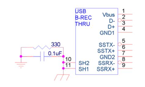 Chassis And Cable Ground For Usb Port Hardware Design Vn