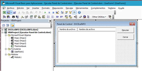 Uso De ListBox Ejecutar Opciones Del Panel De Control Con Macros En Excel EXCELeINFO