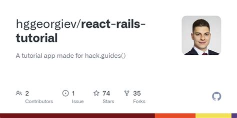 Github Hggeorgiev React Rails Tutorial A Tutorial App Made For Hack Guides