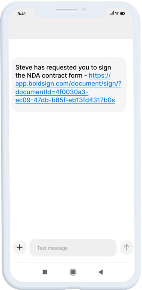 How To Request Esignature Via Sms Text Messages Boldsign