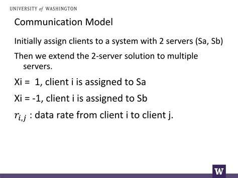 Ppt Client Server Assignment For Internet Distributed Systems