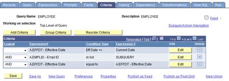 Working With Subqueries