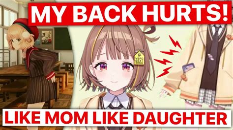 Yuuhi Has Bad Back Like Her Mama Ui (Sendo Yuuhi / VSPO & Shigure Ui) [Eng Subs] - YouTube