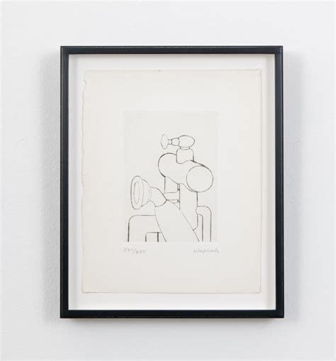 Konrad Klapheck Die Sexbombe Und Ihr Begleiter Früher Armatur I