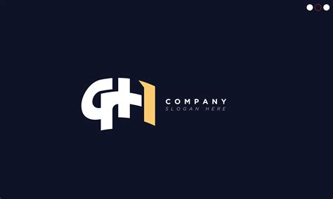 Gh Alphabet Letters Initials Monogram Logo Vector Art At Vecteezy