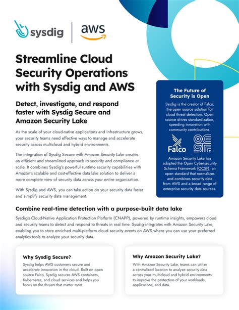 solution brief aws security lake