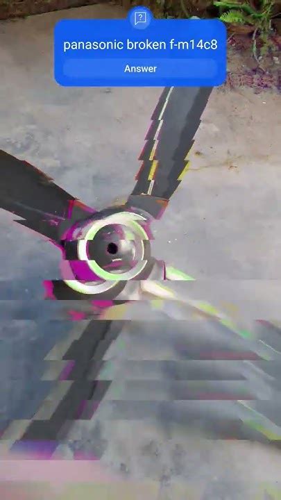 Panasonic Ceiling Fan F M14c8 Broken Black ⚫️ Youtube