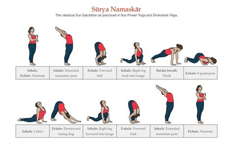Surya Namaskar Instructions Step By Step Guide To 12 Poses 57 Off