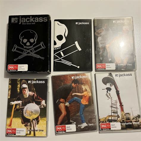 Jackass The Collectors Box Set Dvd 2005 4 Disc Set Region 4