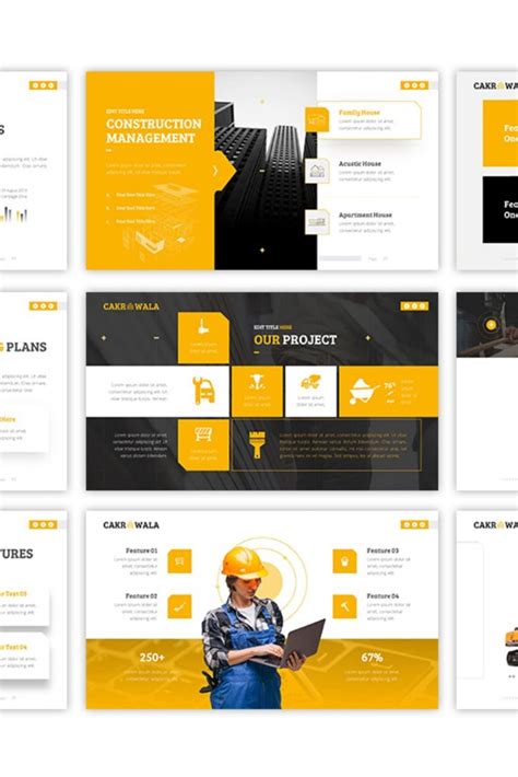 Best 13 Cakrawala Construction Presentation Powerpoint Template Artofit