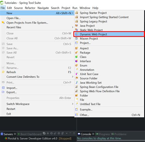 crear dynamic web project con maven and springtools by eduardo cruz