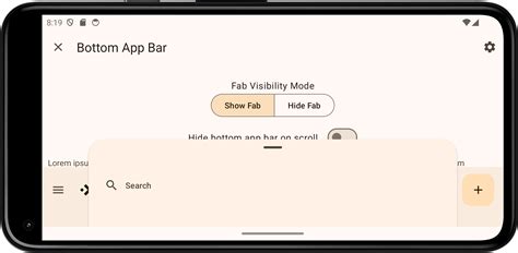 Catalog Bottomappbar Bottomsheet Predictive Back When Bottom Sheet Is Collapsed It Will