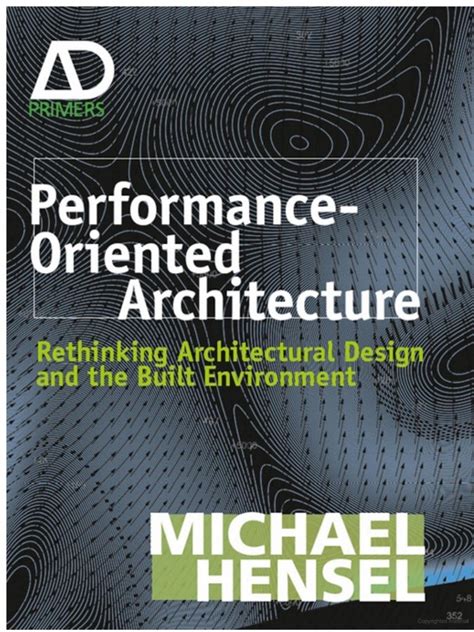 Book In Focus Performance Oriented Architecture By Michael Hensel Rtf Rethinking The Future