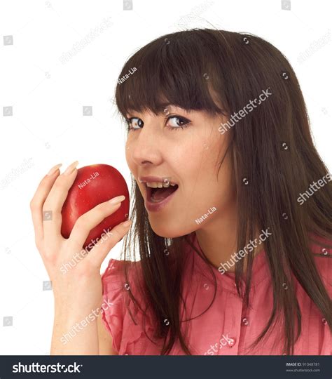 Sexy Girl Apple Stock Photo Shutterstock
