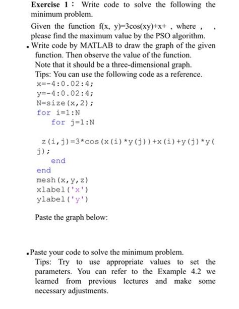 Solved Minimum Problem Given The Function