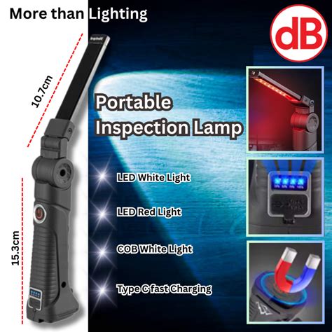 Ready Stock Portable Inspection Lamp Led Torchlight Small Shopee Malaysia