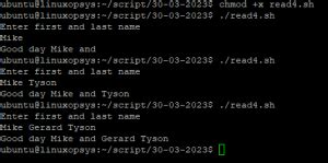 Bash Read Command With Examples