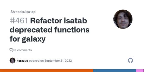 Refactor Isatab Deprecated Functions For Galaxy · Issue 461 · Isa