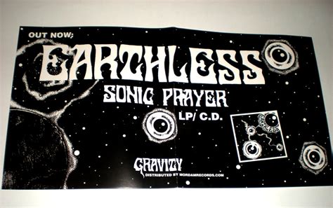 Poster By Earthless Sonic Prayer Limited Edition On Gravity Rec Band Album Art 8 Ebay