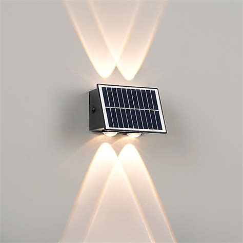 Apliqué Moderno Solar Bidireccional 468 Luces Ip65