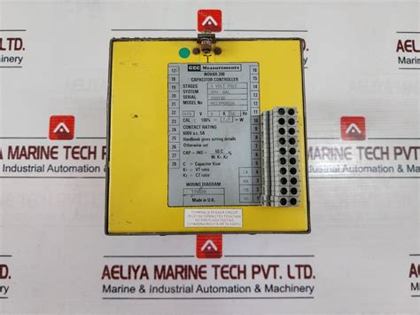 Gec Measurements Novar 200 Capacitor Controller Aeliya Marine
