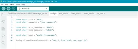 Esp32 Web Updater And Spiffs Manager