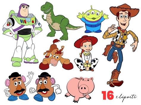 Toy Story Cartoon Character Art Sticker Artofit