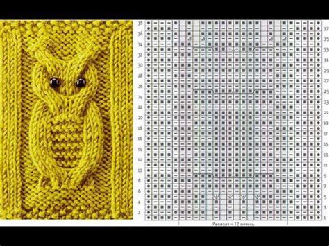 Whimsical Cable Owl Knitting Pattern