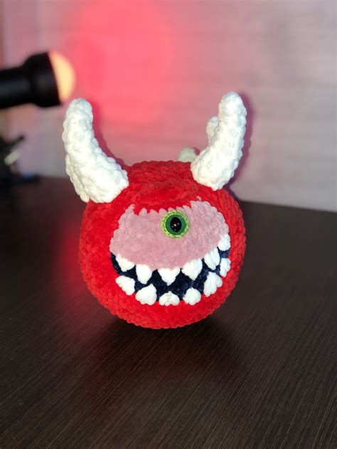 Cacodemon Doom Toy Plush Etsy