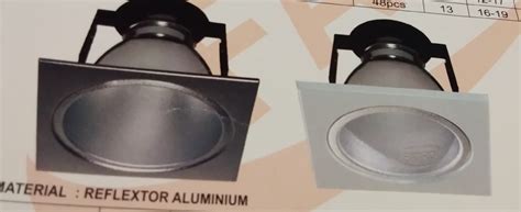 Lampu Downlight Kaca Bulat Dan Kotak E Multi Daya Electric