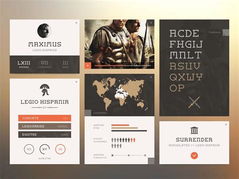 给你灵感的扁平化ui设计作品收集 设计达人