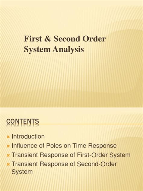 pdf ist and 2nd order system analysis dokumen tips