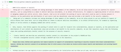 Github Developers Review Exploit Posting Policy Due To Recent Scandal