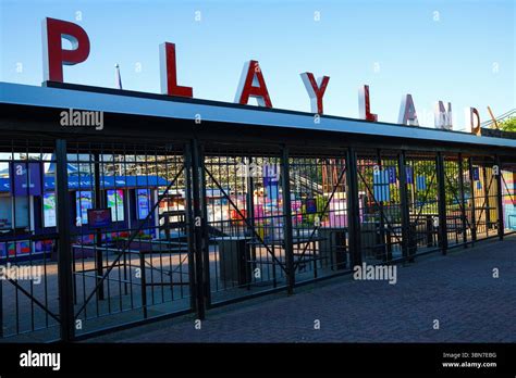 The Main Gate To Playland At The Pacific National Exhibition Pne In