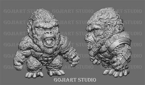 Stl File Chibi Kong For Christmas 🎄 ・3d Print Object To Download・cults