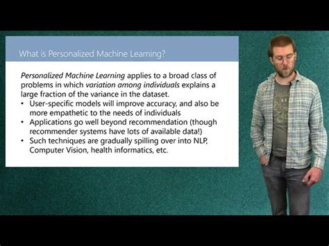 Free Video Personalized Machine Learning From Open Data Science
