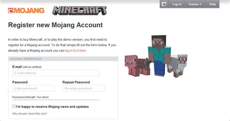 Mojang Account