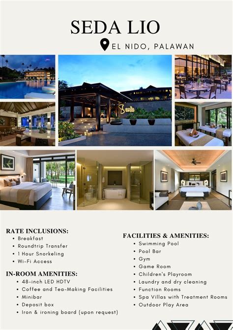 Seda Lio El Nido In 2024 Treatment Rooms Pool Bar Summer Destinations