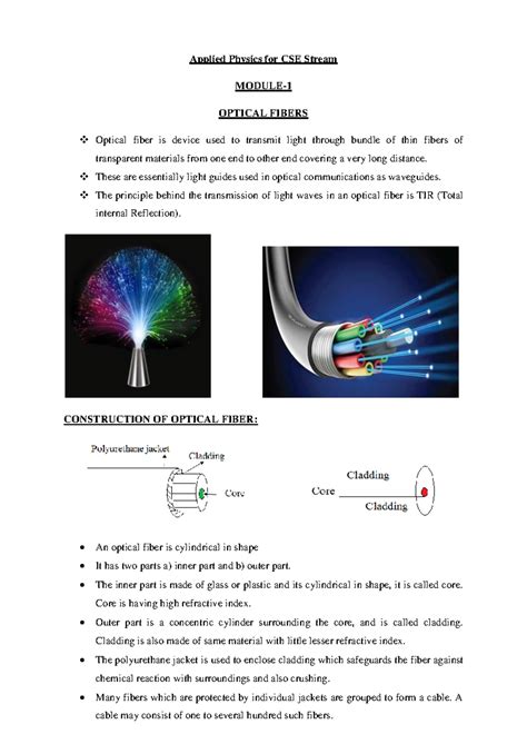 Bphys P Cycle Notes Course Title Applied Physics For CSE Stream Course Code BPHYS