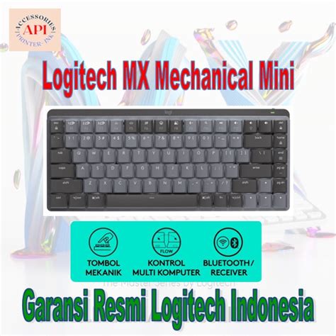 Jual Logitech MX Mechanical Mini Keyboard Wireless Bluetooth Resmi Shopee Indonesia