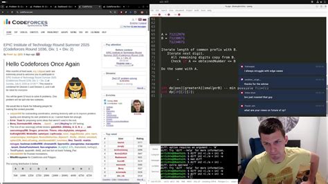 Codeforces Algorithms Problem Solving Youtube