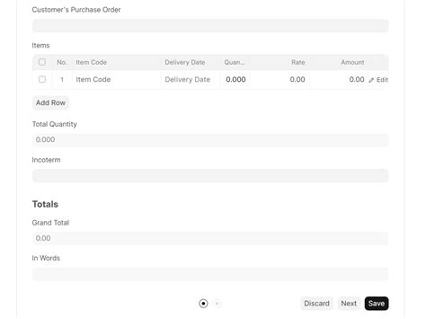 sales order web form erpnext frappe forum