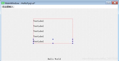 pyqt5开发之路（2）— label控件和布局管理 qt designer中如何给label设置垂直布局 csdn博客