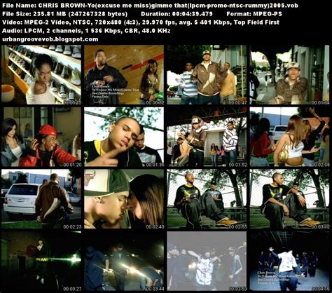 Urban Groove Vob Collection Chris Brown Yo Excuse Me Miss 2005