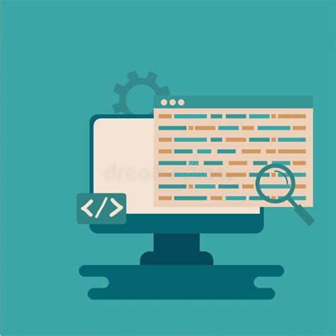 Illustration Of Software Debugging Process Showing Flow With Error